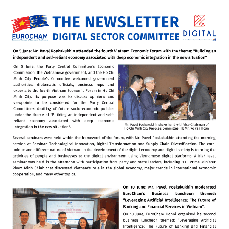 Digital Sector Committee - Newsletter Issue No.3 / 2022 - EuroCham