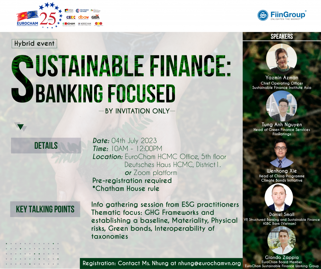 [By Invitation Only] Sustainable Finance: Banking Focused - EuroCham